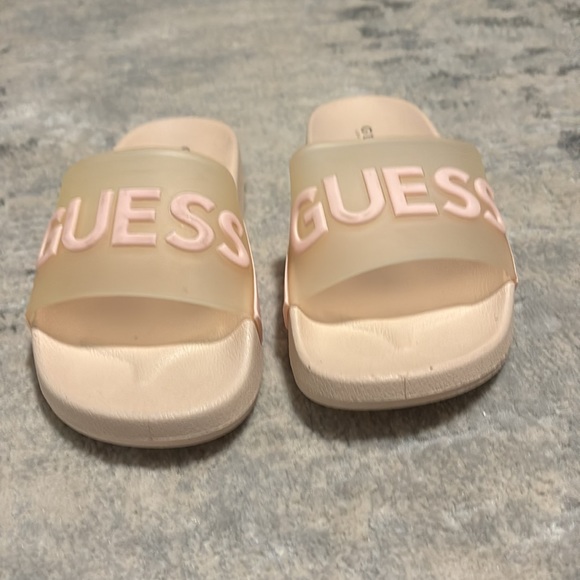 Guess | Shoes | Guess Los Angeles Pink Slides | Poshmark